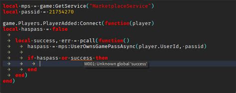 Declared Pcall When Calling The Variable It Says Unknown Global Scripting Support