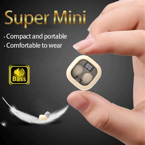 Sk Mini 53 Wireless Bluetooth Headset Small Earbuds Sleep Work Sports Invisible Headphones Hd