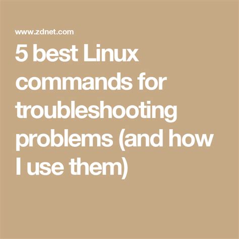 5 Best Linux Commands For Troubleshooting Problems And How I Use Them In 2025 Linux Linux