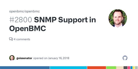 Snmp Support In Openbmc · Issue 2800 · Openbmcopenbmc · Github