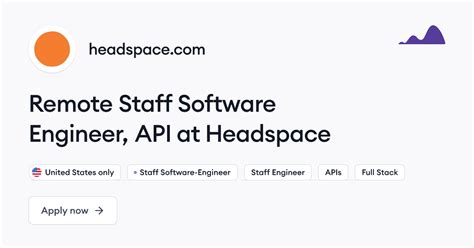 headspace hiring staff software engineer api remote work from home