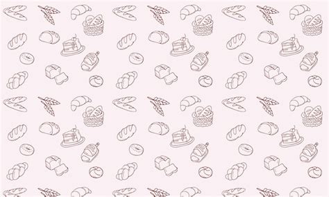 Premium Vector Bakery Seamless Background