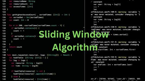 Array Sorting And Sliding Window Algorithms Swe Interview 8 Youtube