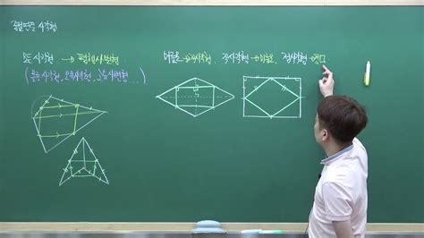 개념 중2하 중점연결사각형 Youtube
