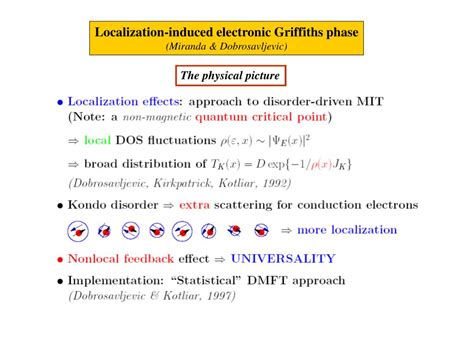 Ppt Non Ohmic Dissipation In Metallic Griffiths Phases Powerpoint Presentation Id 3291864
