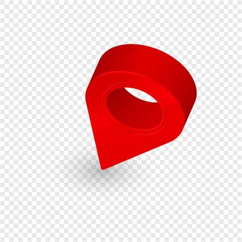 premium vector map location pointer 3d arrow navigation icon for web