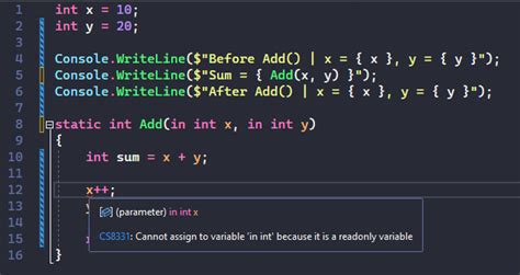 C Parameter Modifiers Ref In Out Params Codex