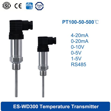 plug in integrated temperature transmitter pt100 thermal resistance 4