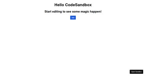 React Web Component Examples CodeSandbox