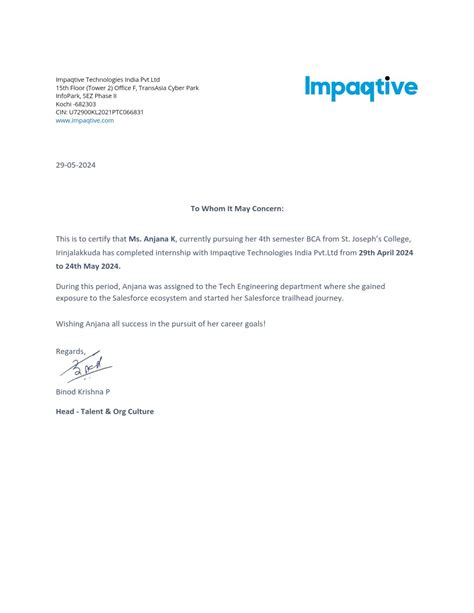 Anjana K On Linkedin Internship Salesforce Trailheadjourney Gratitude Careergrowth