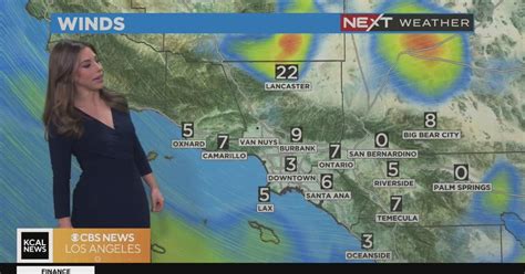 Morning Forecast For Wednesday May 10 Cbs Los Angeles