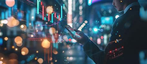 A Shimmering Holographic Display Projecting Futuristic Data Premium Ai Generated Image