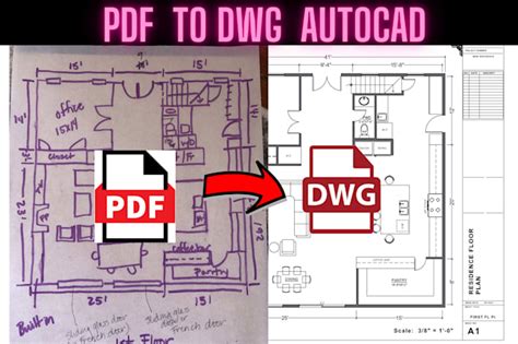 Convert Pdf To Autocad Dwg Hand Sketch To Dwg And Old Drawing To Dwg By Kapadiyaj Fiverr