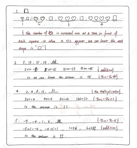 Solved Learning Task 1 Each Item Below Shows A Pattern Determine The Next Term In The S 1