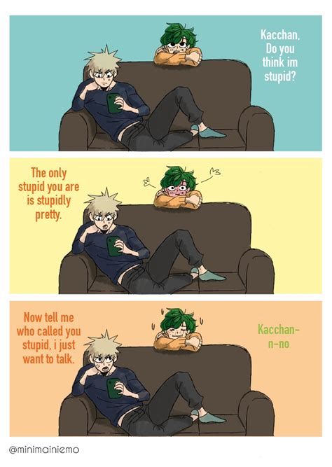 KatsuDeku 勝 デ ク Kacchan Deku Bakugou x Midoriya VK My hero academia manga Hero