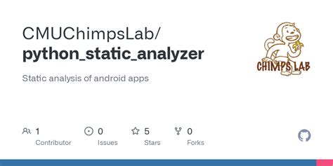 Github Cmuchimpslabpythonstaticanalyzer Static Analysis Of