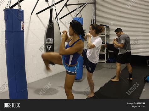 Women Mma Training Image And Photo Free Trial Bigstock