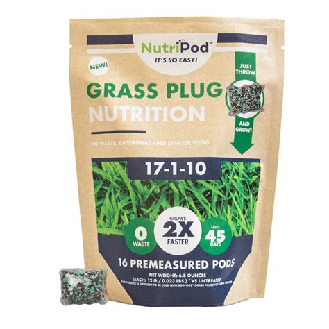 Grass Plug Fertilizer Grass Plug Nutrition Nutripod
