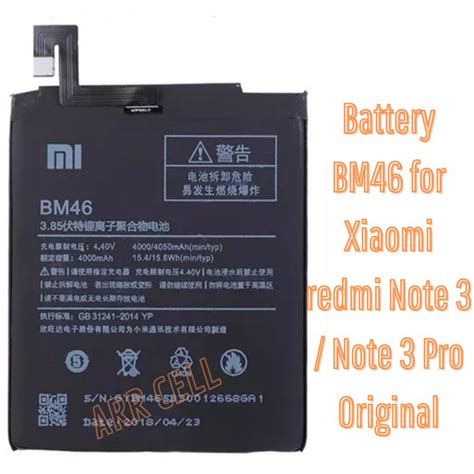 Jual Battery Batre Baterai Xiaomi Redmi Note Redmi Note Pro BM Original Shopee Indonesia