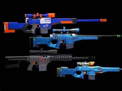 Nerf Retaliator Sniper Worker Awp Sniper Imitation Kit With Scope For
