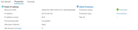 azure ddos ip protection azure lift and shift