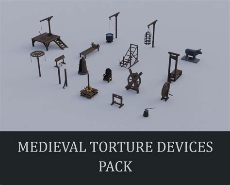 Medieval Torture Devices Pack 3d Model Cgtrader