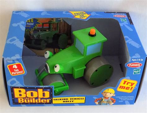 Bob The Builder Talking Roley Steamroller Construction Truck Toy Rare