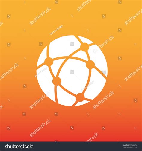 Global Technology Social Network Vector Icon Stock Vector Royalty Free 399904576 Shutterstock