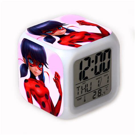 Makecool Miraculous Ladybug Colorful Alarm Clock