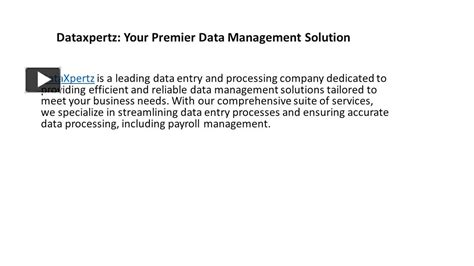 Ppt Data Entry Company 1 Powerpoint Presentation Free To Download