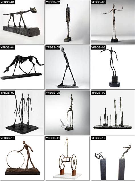 Giacometti Style Bronze Tall Skinny Man Sculpture