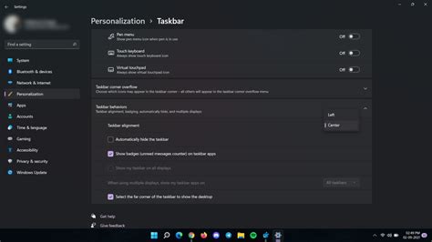 How To Move Windows 11 Taskbar To Left Using Settings And Registry Editor