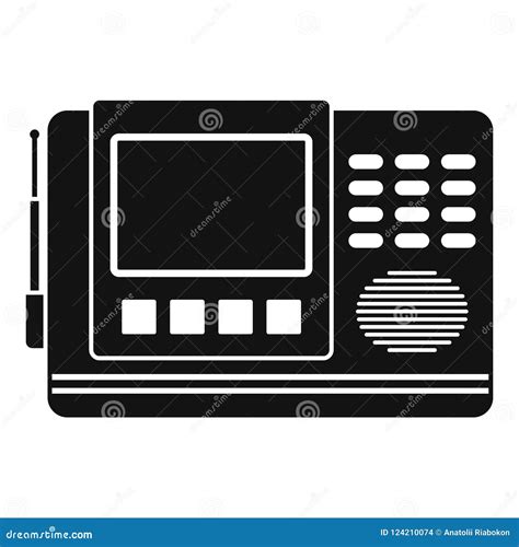 House Intercom Icon Simple Style Stock Illustration Illustration Of Internal Ringing