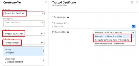 certificate deployment for mobile devices using microsoft intune part 5 deploy scep