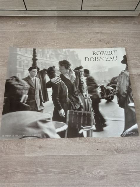 Affiche Poster le baiser de l hôtel de ville Robert Doisneau Scotch Beebs