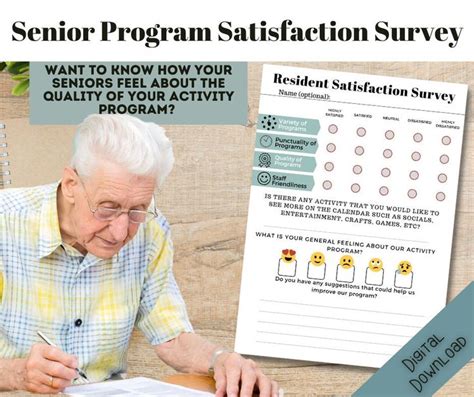 Senior Survey Activity Program Survey Resident Council Survey Resident Activity Program