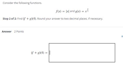 Solved Consider The Following Functions F X X And Chegg