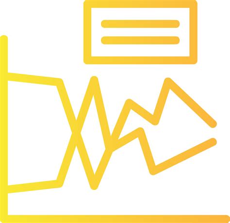 Linear Graph Linear Gradient Icon 40872072 Vector Art At Vecteezy