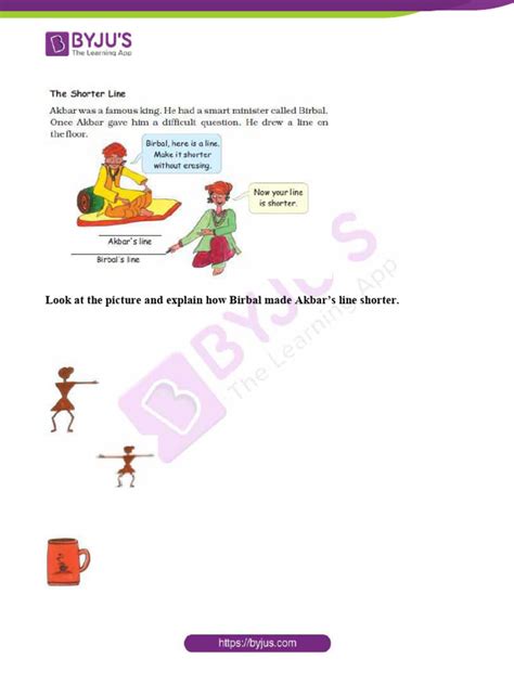 Ncert Solutions Mathematics Class 4 Chapter 2 Long And Short Pdf Length