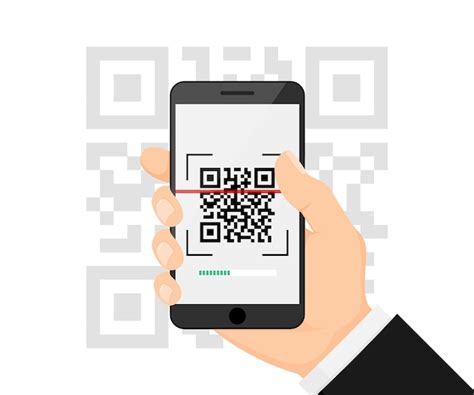 Premium Vector Qr Code Scan To Smartphone For Detail Qr Code For Payment Mobile Phone
