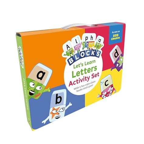 Alphablocks Lets Learn Letters Activity Set Blocks Shop