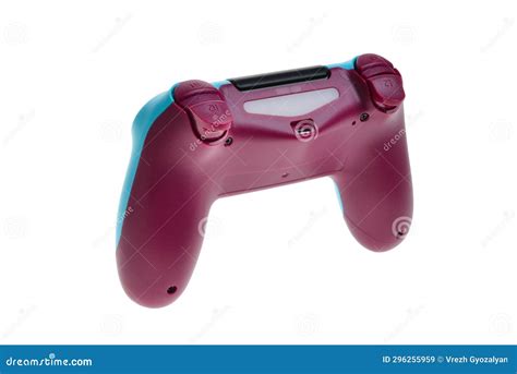 Joystick Gaming Controller Isolated On White Background Video Game Console Developed