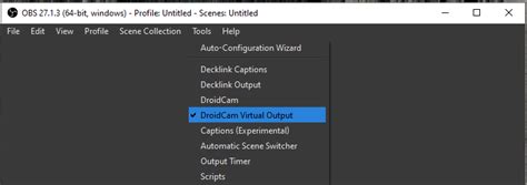 Droidcam Virtual Output Obs Forums