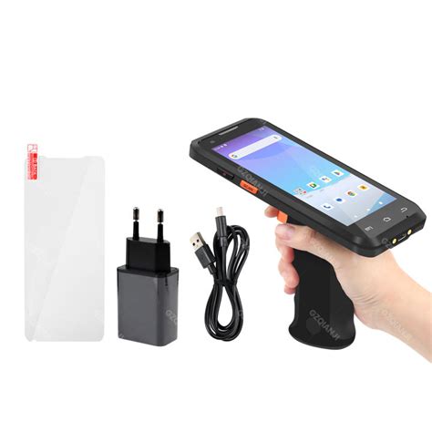 4g Industrial Pda Android Terminal 13 With Grips 1d 2d Scanner Handheld