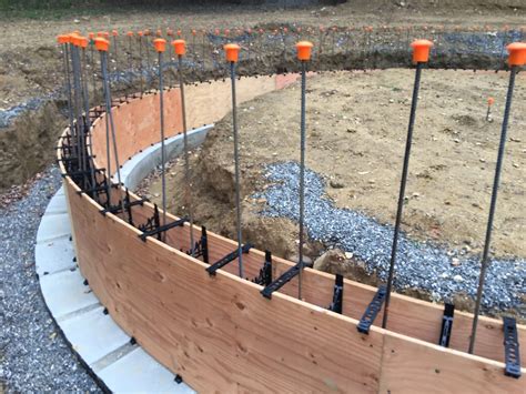 Spider Tie System Stem Wall Forms Complete