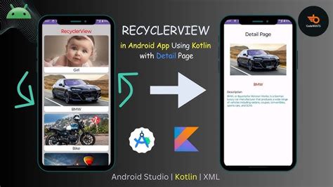 Using Recyclerview In Kotlin Android Youtube
