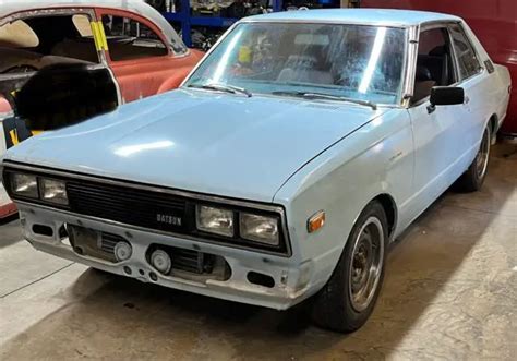 1981 Nissan 510 Sedan Blue Rwd Automatic For Sale
