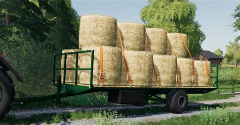 Bale LOADING TRAILER V1 0 FS19 Mod FS19 Net