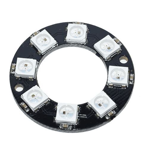 8 X Ws2812 5050 Rgb Full Color Led Module Ring وصلة Waslleh