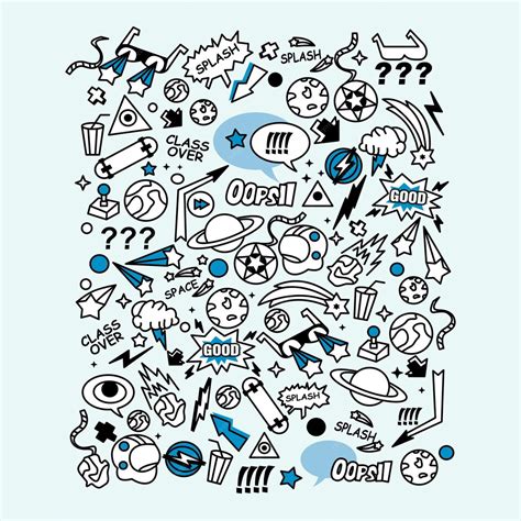 Premium Vector Sketchy Vector Hand Drawn Doodles Cartoon Set Of Space Objects And Symbols